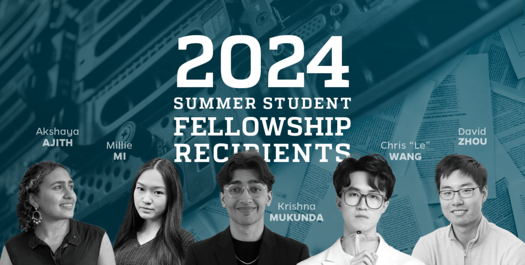 Announcing the 2024 IDIES Summer Student Fellowship Recipients - The ...